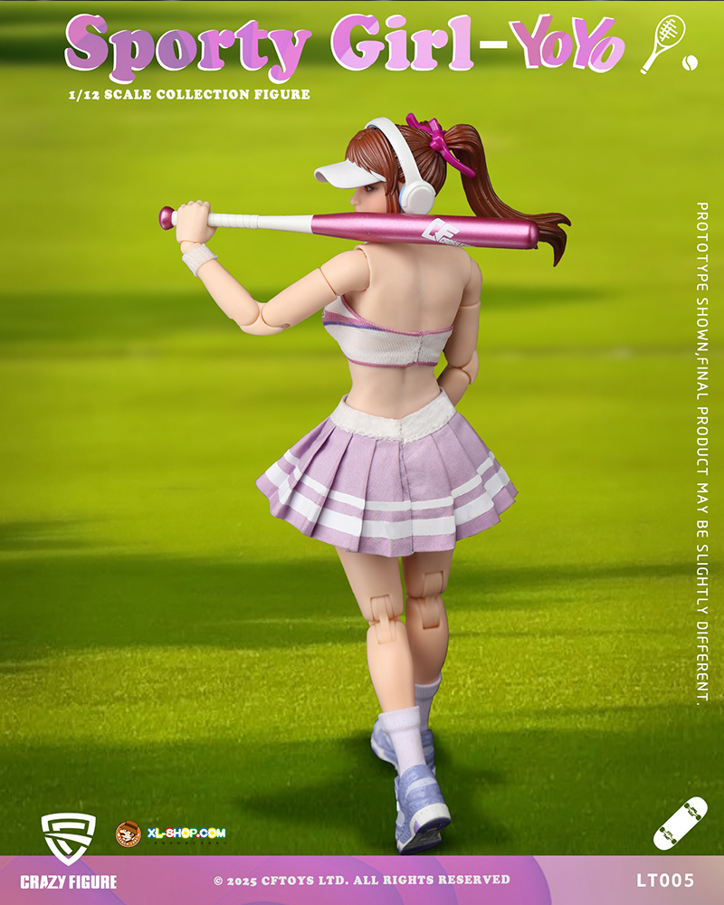 CRAZY FIGURE - LT005 - 1/12 Sport Girl - YOYO Action Figure (Ship Q3,2025)
