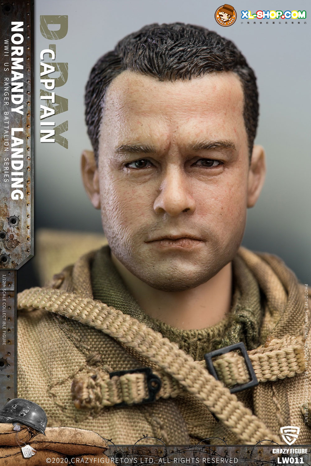 Crazy Figure - LW011 - 1/12 WWII U.S. Rangers On D-Day Captain