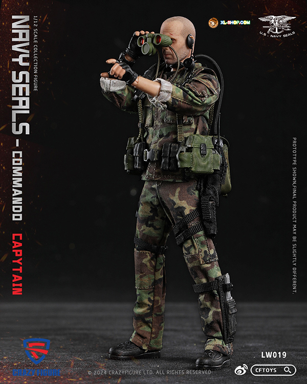 CRAZY FIGURE - LW019 - 1/12 SEAL Special Assault Team Captain (Ship Q1 ...