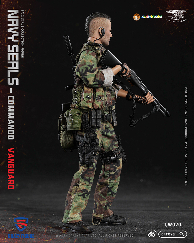 CRAZY FIGURE - LW020 - 1/12 SEAL Special Assault Team Top Soldier (Ship ...