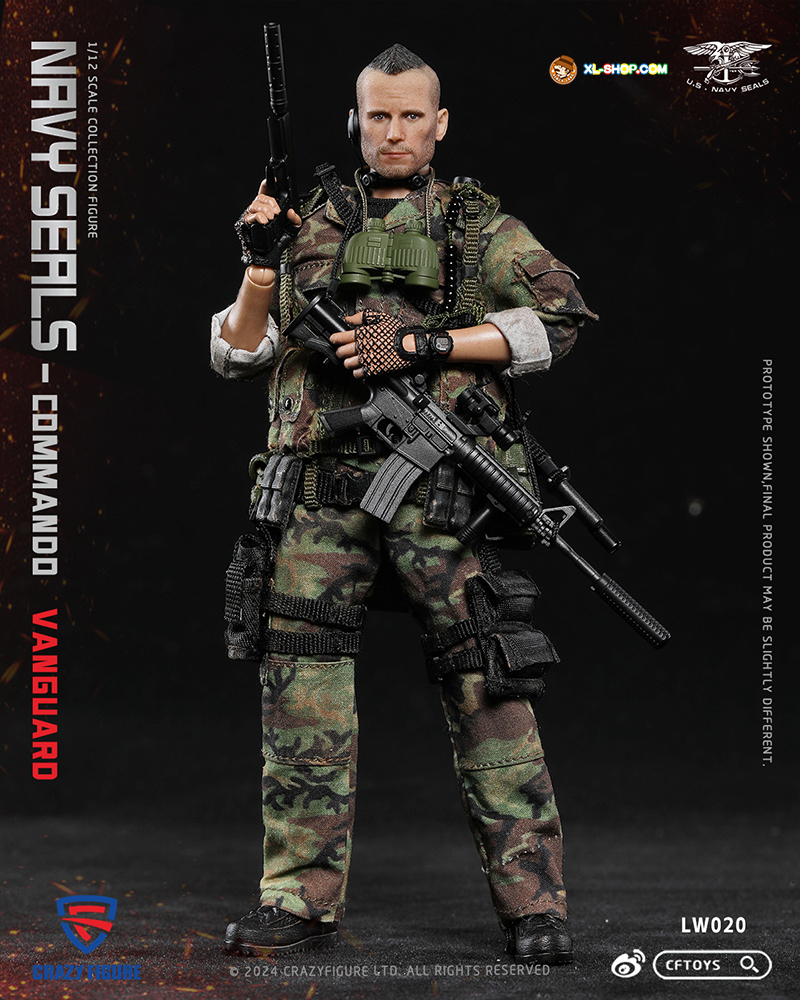 CRAZY FIGURE - LW020 - 1/12 SEAL Special Assault Team Top Soldier (Ship ...