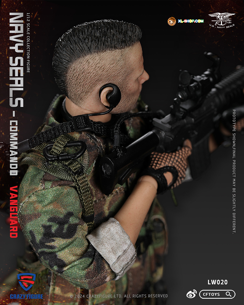 CRAZY FIGURE - LW020 - 1/12 SEAL Special Assault Team Top Soldier (Ship ...