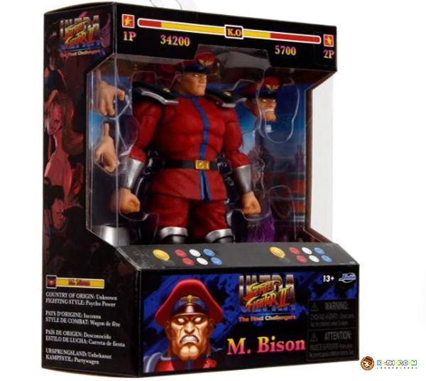 Jada Toys - Ultra Street Fighter II: The Final Challengers - 1/12 Scale Action Figure - M.Bison