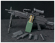ARMS-RACK - 1/6 M249 Boxed Set (Black Version)