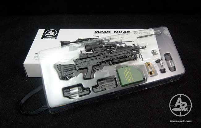 ARMS-RACK - 1/6 M249 Boxed Set (Black Version)