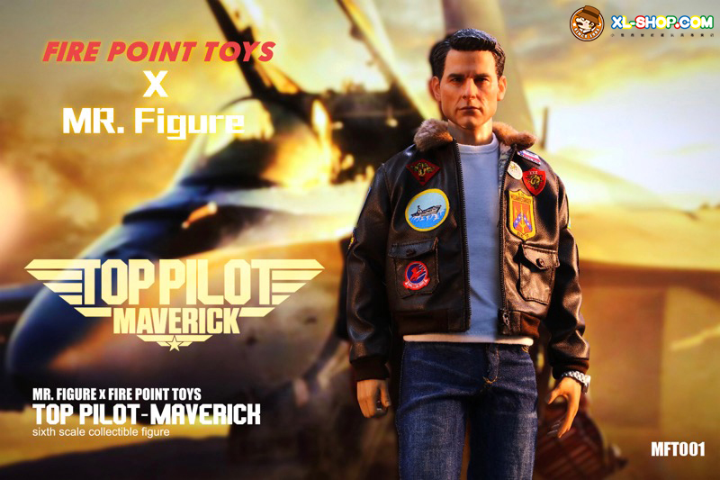 FIRE POINT TOYS X MR.FIGURE - MFT001 - 1/6 Top Pilot Maverick (Ship Oct ...