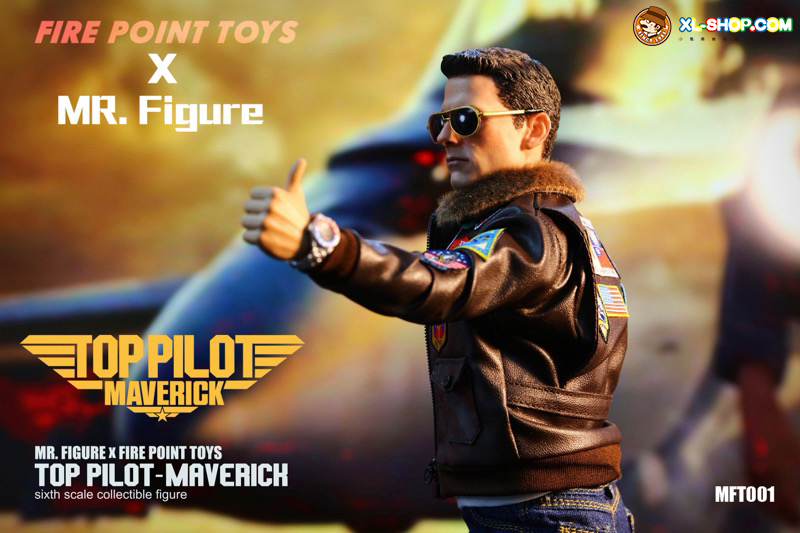 FIRE POINT TOYS X MR.FIGURE - MFT001 - 1/6 Top Pilot Maverick (Ship Oct ...