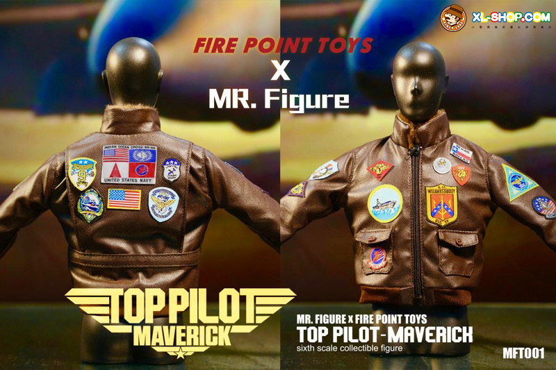 FIRE POINT TOYS X MR.FIGURE - MFT001 - 1/6 Top Pilot Maverick (Ship Oct ...