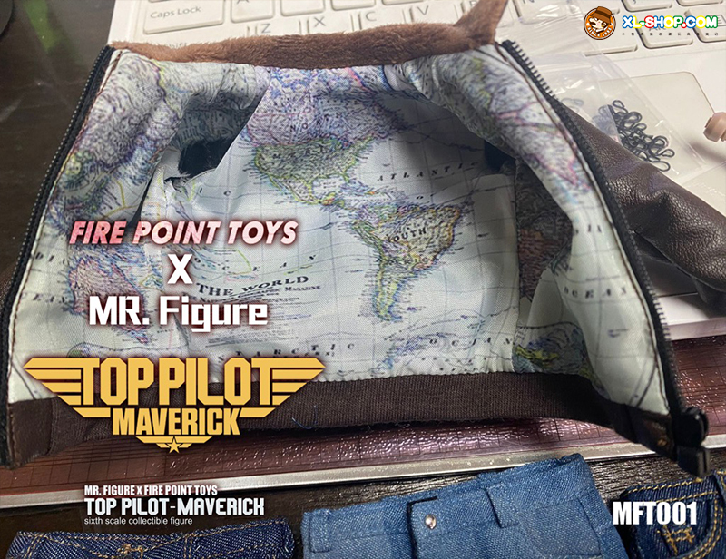 FIRE POINT TOYS X MR.FIGURE - MFT001 - 1/6 Top Pilot Maverick (Ship Oct - Nov,2023)