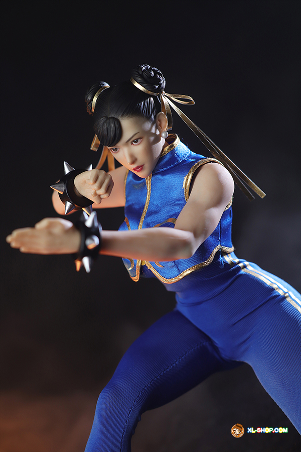 STAR MAN - MS-008B - 1/6 Female fighter Chun-li (Reprint Blue tight jumpsuit version) (Ship Q4,2024)