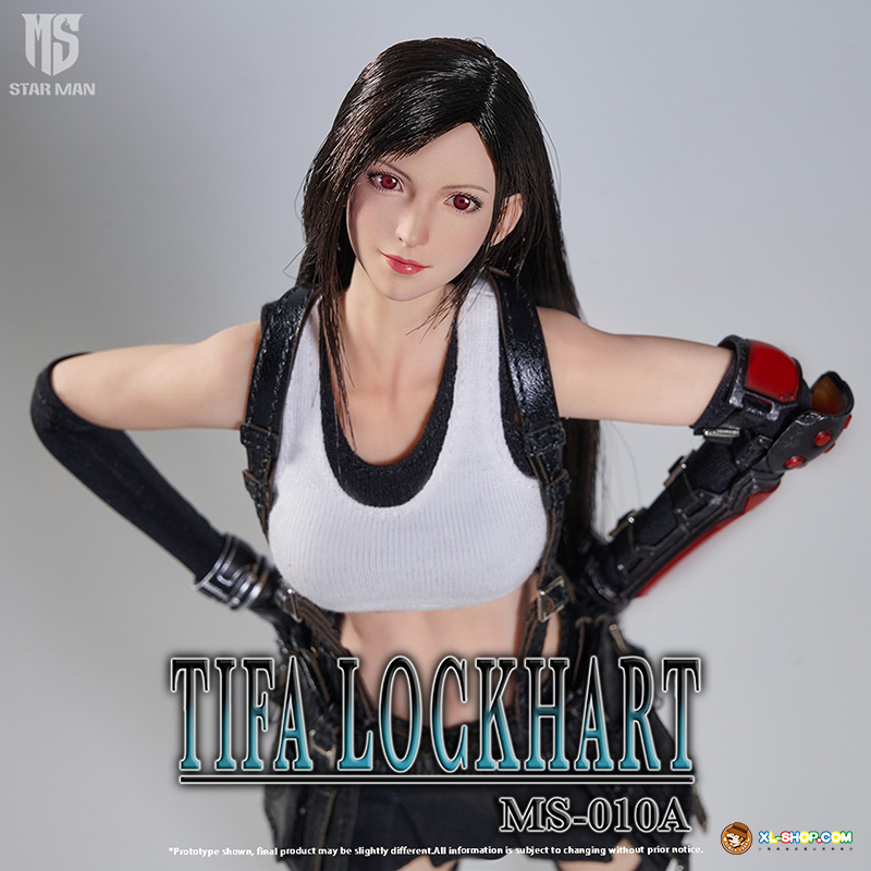 STAR MAN - MS-010A - 1/6 Tifa Lockhart - white tank top and black short skirt version (Ship Q4,2024)