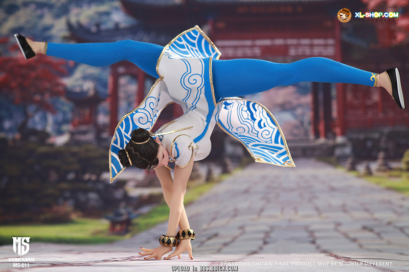 STAR MAN - MS-011 - 1/6 Female fighter Chun-li（Blue cloud patterned ...