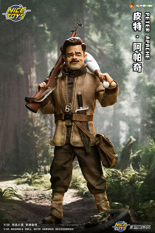 NICETOYS - NT2202C - 1/12 SOLDIER OF USA APACHE