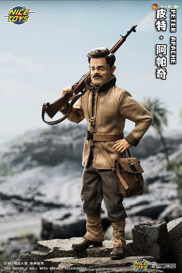 NICETOYS - NT2202C - 1/12 SOLDIER OF USA APACHE