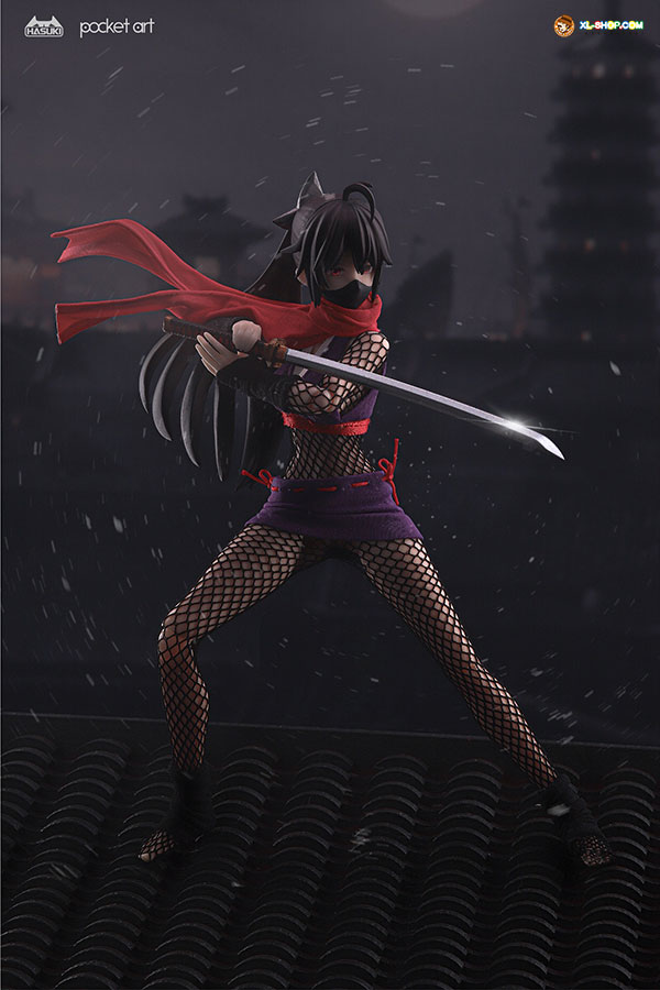 HASUKI - PA002 - Pocket Art Series NO.2 Female Ninja Hagi