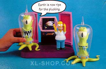 Playmates - The Simpsons Interactive Alien Spaceship Environment ...