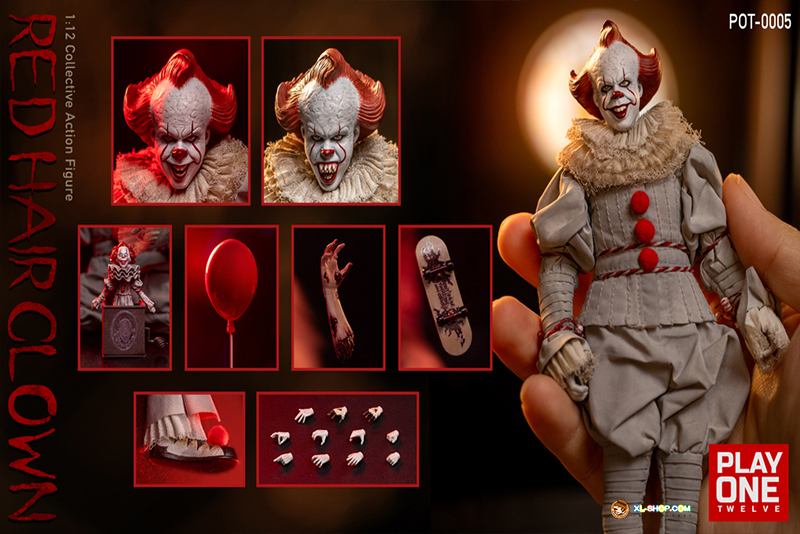 Play One twelve - POT-0005 - 1/12 Red Hair Clown (Ship Q1,2025)