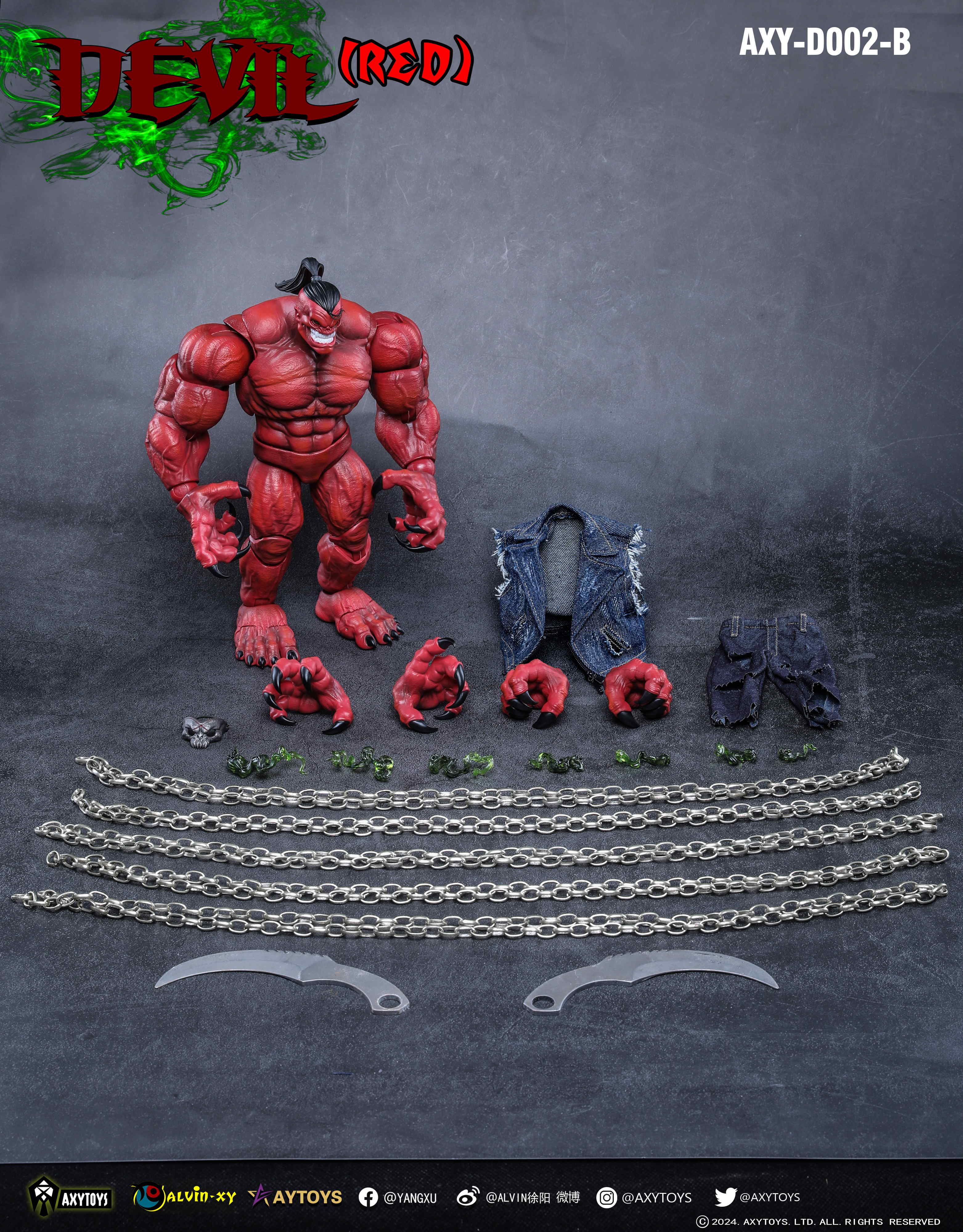 AXYTOYS - AXY-D002 - 1/12 Red Devil (Ship Q3,2024)