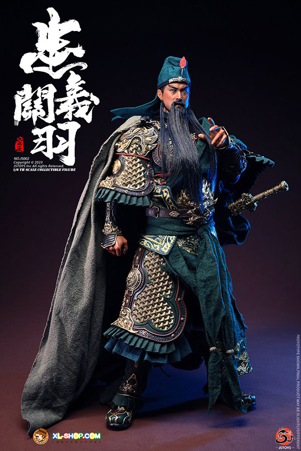 JIASHENG JSTOYS - 1/6 THREE KINDOMS - LOYAL & RIGHTEOUS GUAN YU YUCHANG ...