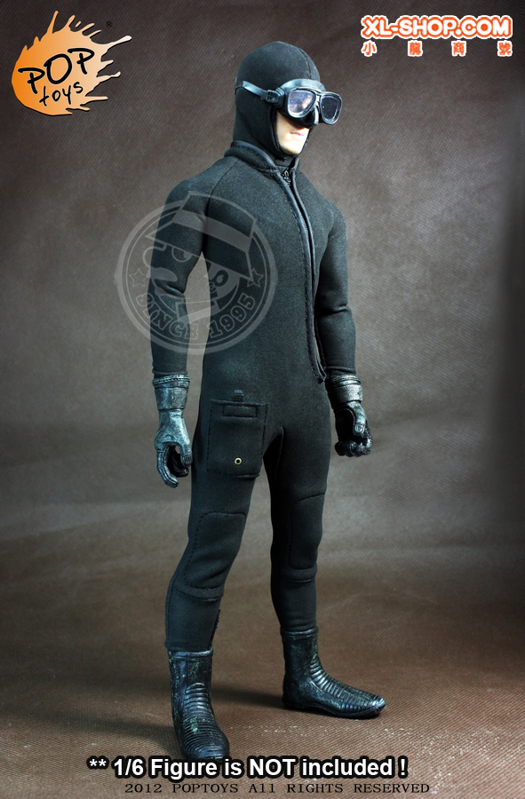 Pop Toys - 1/6 Accessories - Water Monster Jumpsuit [Wetsuit]