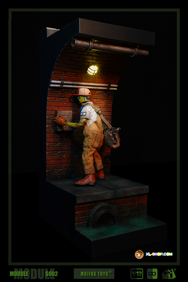 mOjingToys - S002D - 1/12 Module series American comic sewer (DIORAMA ...