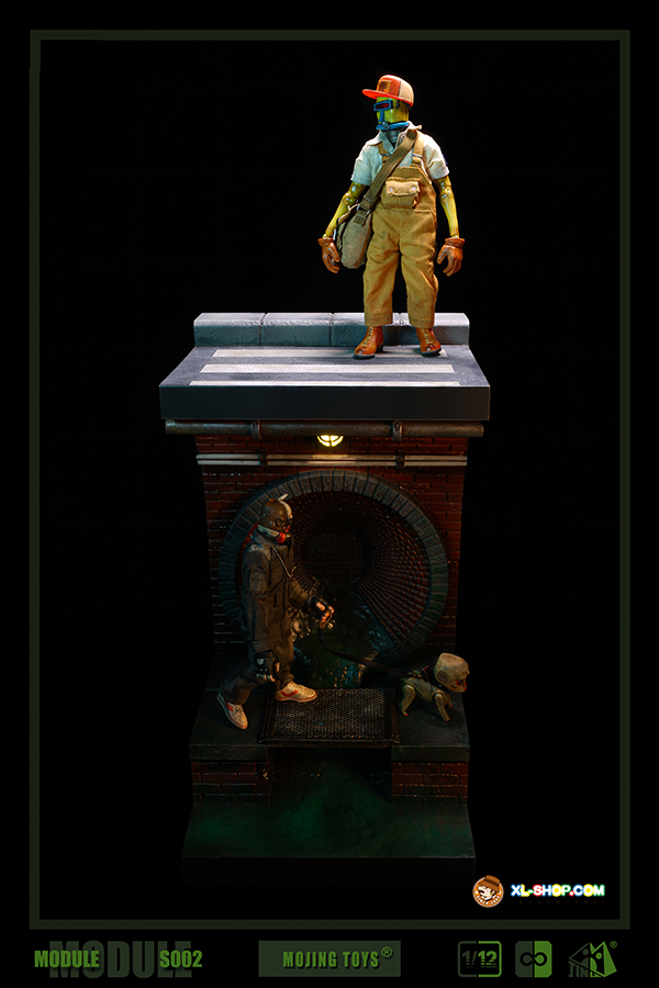 mOjingToys - S002D - 1/12 Module series American comic sewer (DIORAMA ...