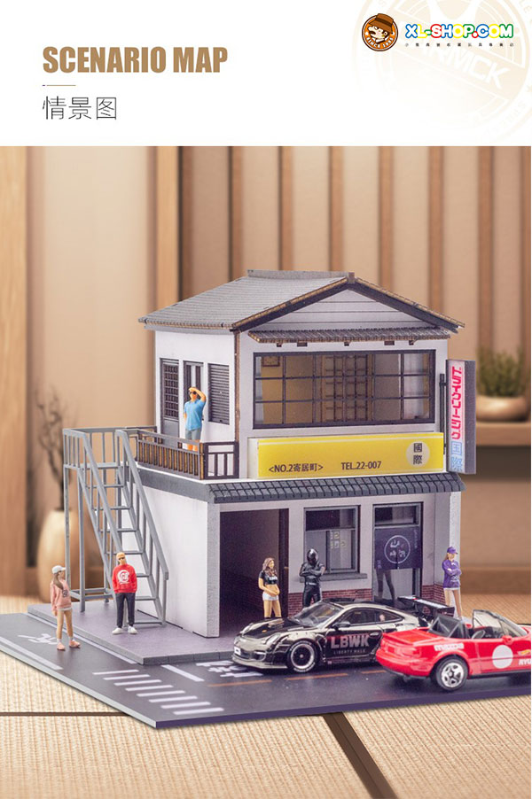The Scene Modelart - 1/64 scale International Dry Cleaners shop