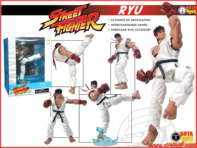 Sota Toys - Street Fighter Preview - Ryu 7'' Action Figure