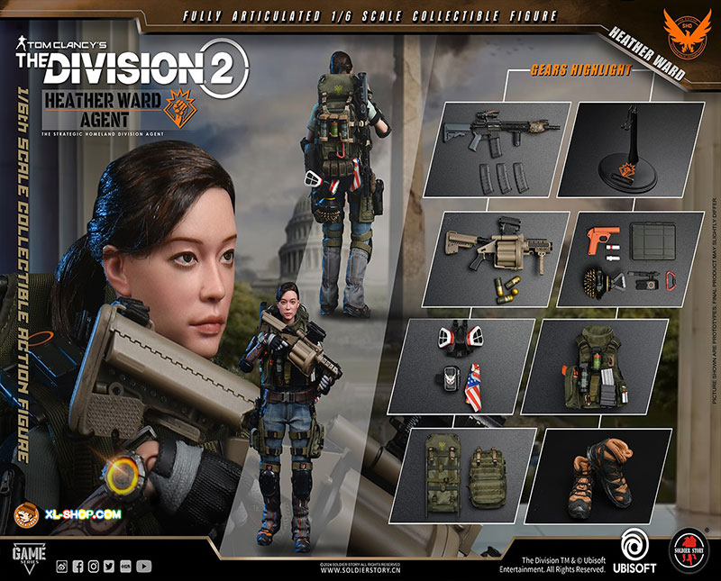 SOLDIER STORY - SSG009 - 1/6 scale Ubisoft The Division 2 - Heather ...