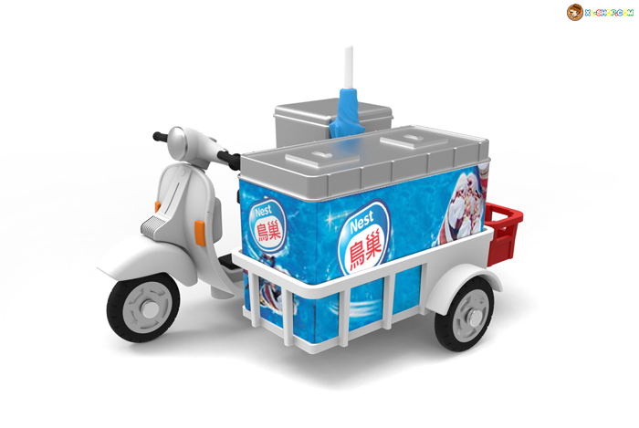 Tiny - Tiny City Diecast Model 28 - Ice Cream Moto