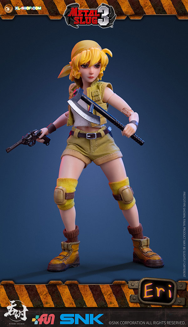 TUNSHI STUDIO - TS-007 - SNK METAL SLUG III - 1/12 ERI KASAMOTO (Ship Q2 2023)