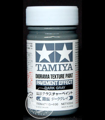 Tamiya - Diorama Texture Paint (Pavement Effect, Dark Gray)