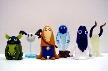 Time Capsule - Pete Fowler Monsterism Gashapon set of 6