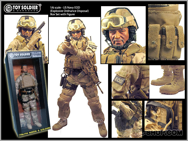 Toy Soldier Workshop - 1/6 Scale US Navy EOD (Explosive Ordnance ...