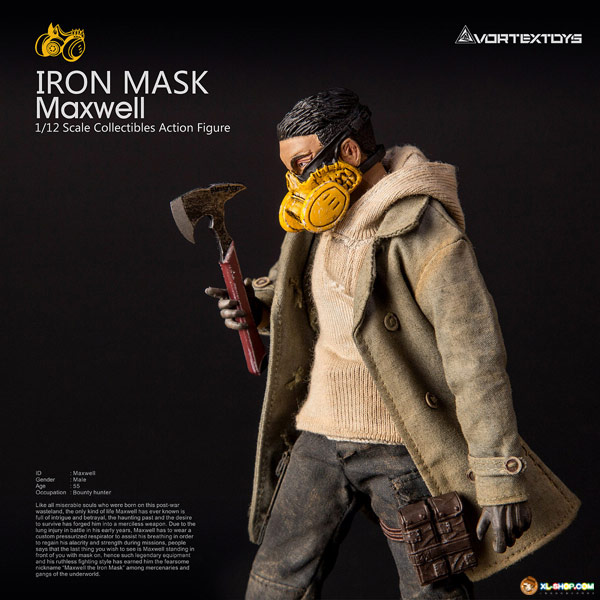 Vortex Toys - V00010 - Yew Series - 1/12 scale Action Figure Max Well