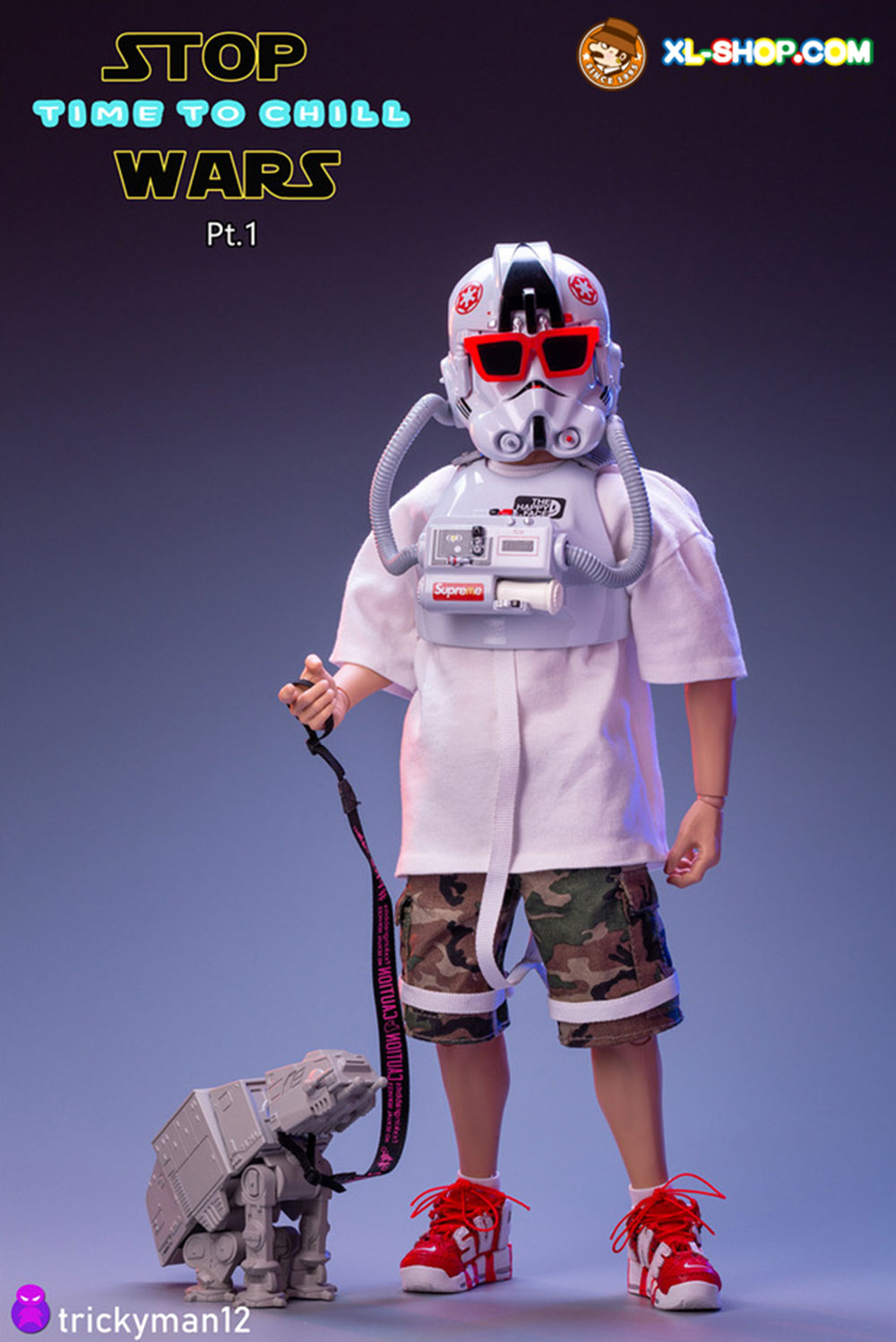 TRICKYMAN12 - 1/6 STOP WARS Pt1 figure TRICKYMAN12 - 1/6 STOP WARS Pt1 figure