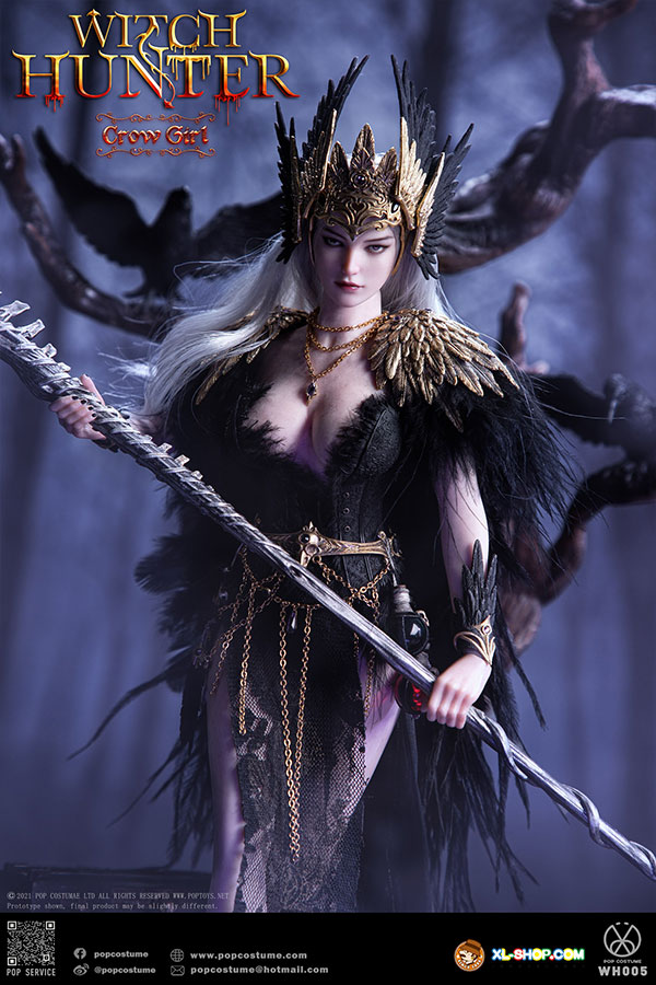 POP COSTUME - 1/6 Witch Hunter Series - The Crow Girl (Ship Q2,2024)