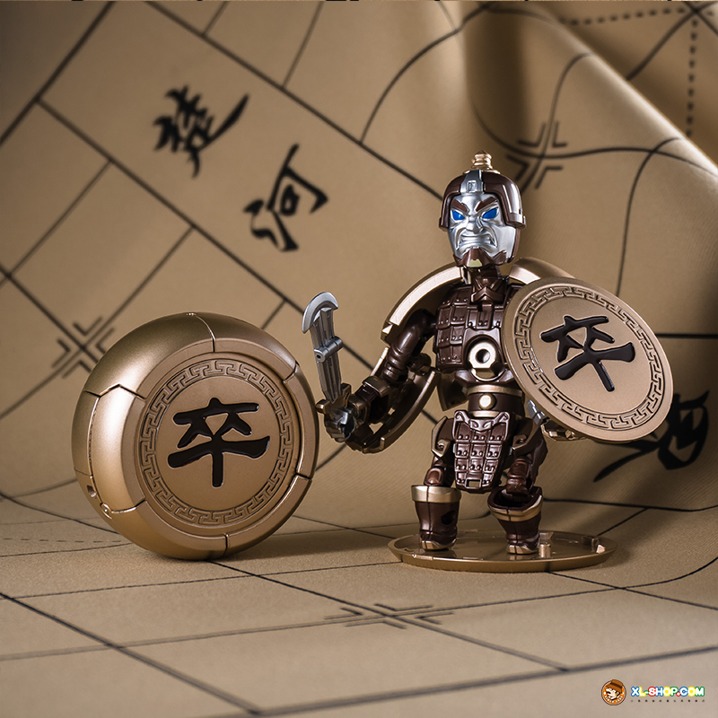 IVIIMEE TOYS - D3001 - Transformable Chinese Chess Gold Color