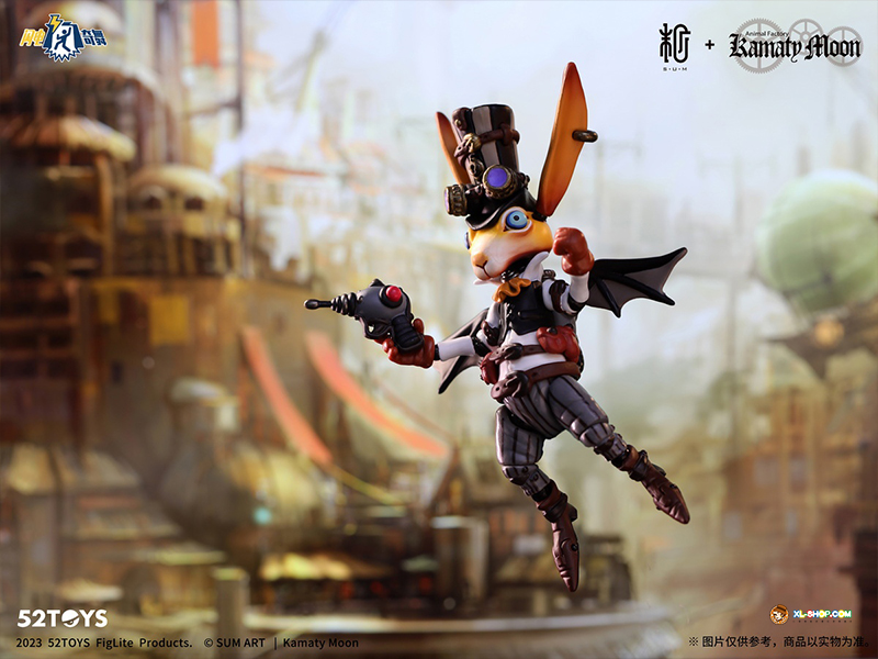 52Toys - FigLite - 10cm Steampunk Rabbit (Ship Q2,2024)