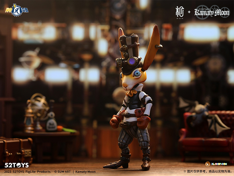 52Toys - FigLite - 10cm Steampunk Rabbit (Ship Q2,2024)
