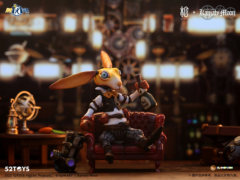 52Toys - FigLite - 10cm Steampunk Rabbit (Ship Q2,2024)