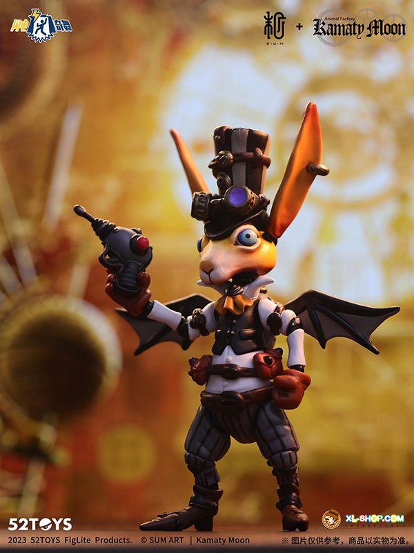52Toys - FigLite - 10cm Steampunk Rabbit (Ship Q2,2024)