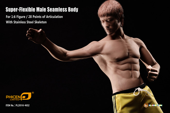 Phicen - PL2016-M32 - 1/6 Super Flexible - Asia Male Seamless Body