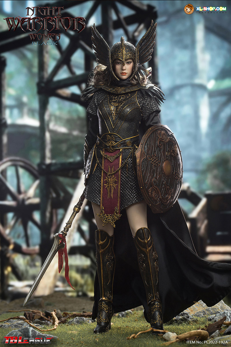 TBLeague - PL2022-192A - 1/6 Night Warrior Women - Black