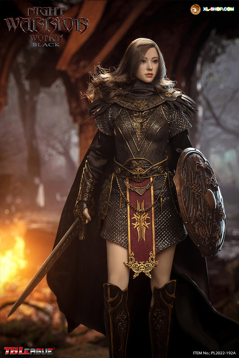 TBLeague - PL2022-192A - 1/6 Night Warrior Women - Black