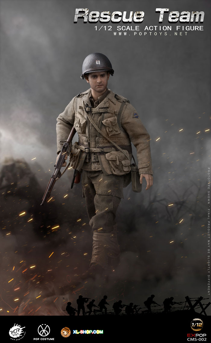 POPTOYS - CMS002 - 1/12 WWII US Rescue Squad Captain