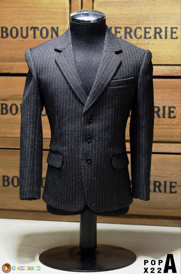 POP TOYS - 1/6 Accessories - X22A of Style Series - Men's Striped Suit ...