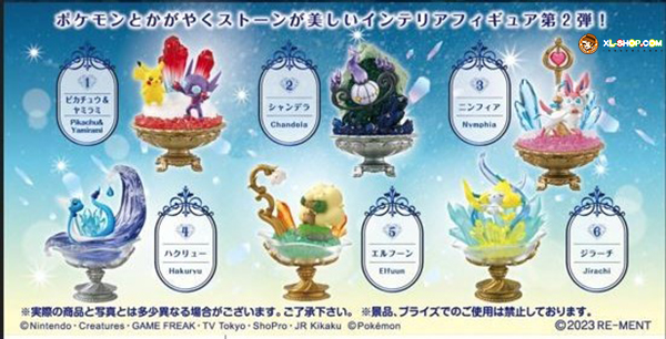 Re-ment - Pokemon Gemstone Collection Vol.2 (Box of 6) (Ship Oct - Nov ...