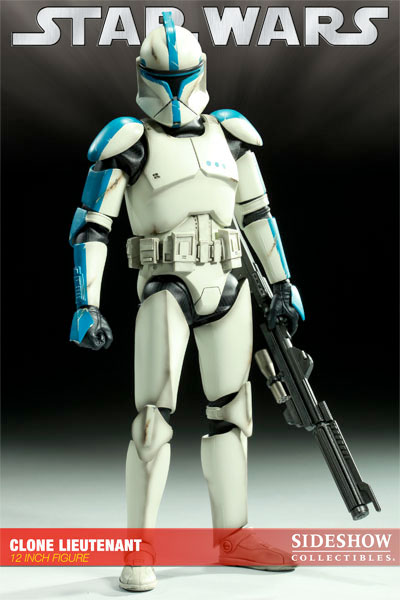 SideShow - Star Wars - Clone Lieutenant 12'' Figure - International ...