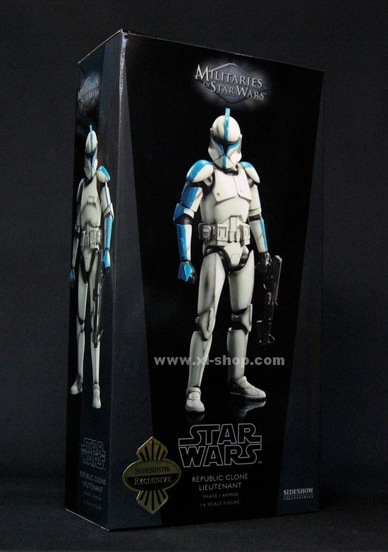 SideShow - Star Wars - Clone Lieutenant 12'' Figure - International ...